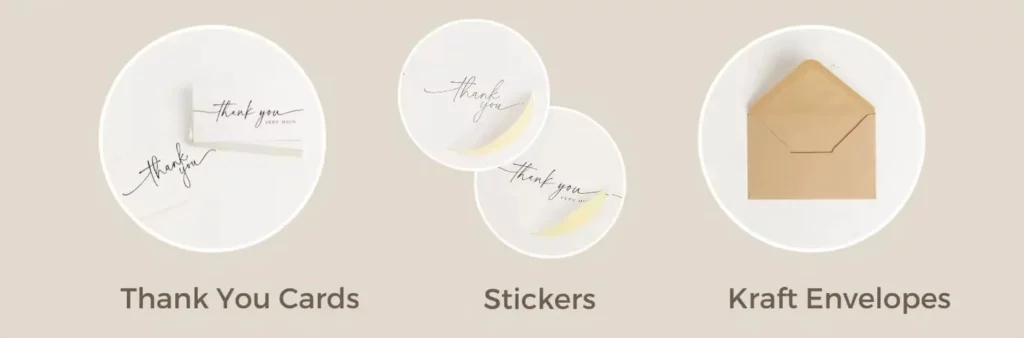 A Comprehensive Guide Of Thank You Card Size For Business | PackFancy