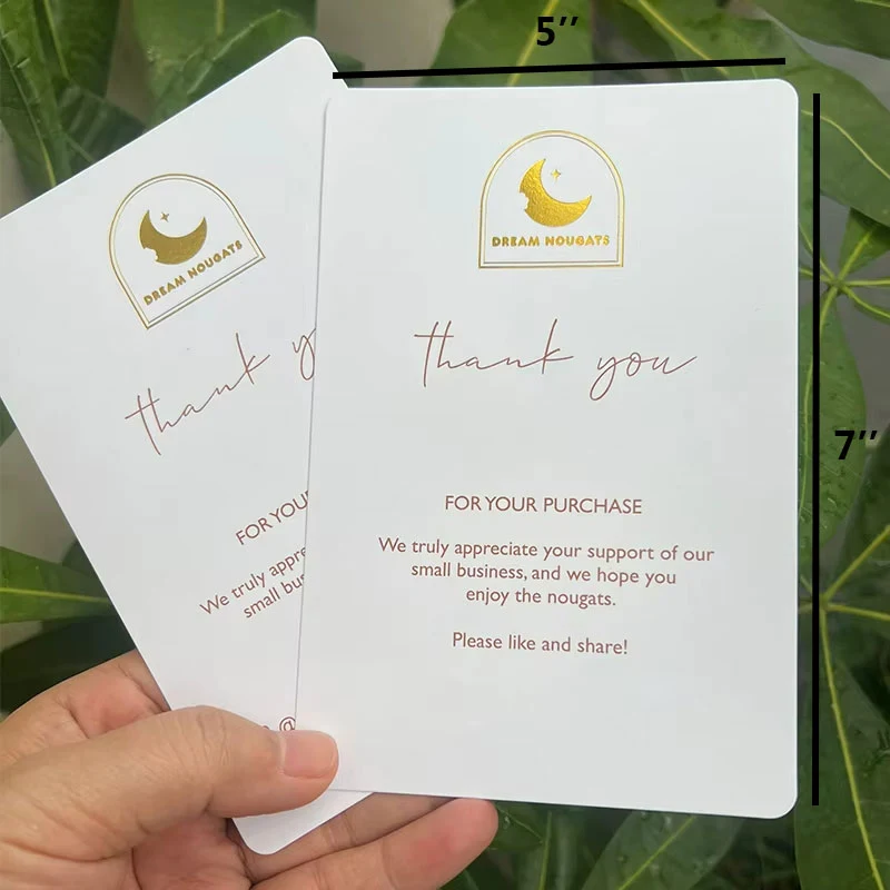 A Comprehensive Guide Of Thank You Card Size For Business | PackFancy
